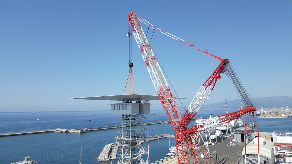 Genoa's new pilot tower cap - TrasportoEuropa